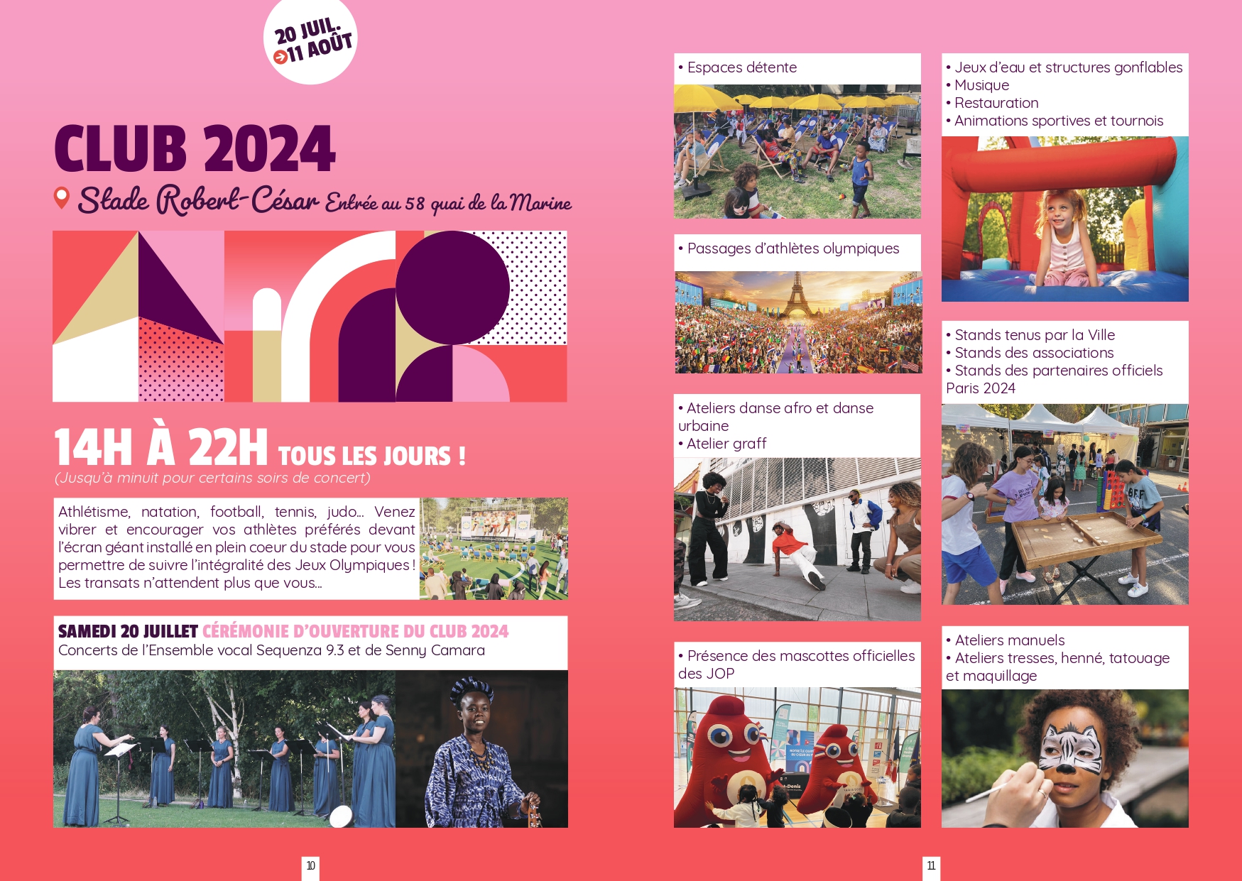 Station Afrique / Club 2024 : trois semaines de fête, de Jeux ...