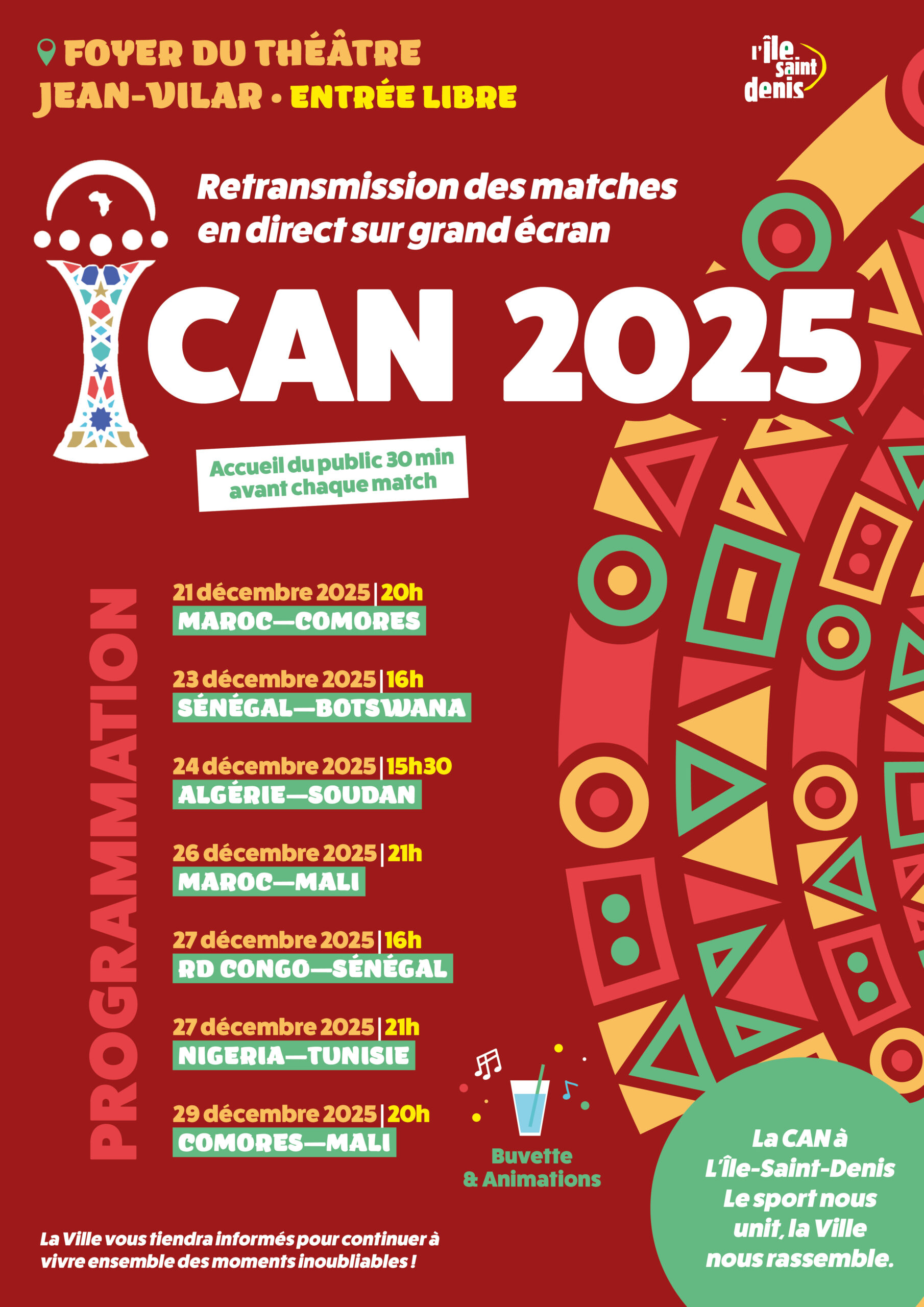 Coupe d’Afrique des Nations de football : la liste des matches diffusés ...